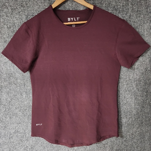 BYLT Basics | Shirts | Bylt Drop Cut Lux Wide Neck Tee Sz S | Poshmark